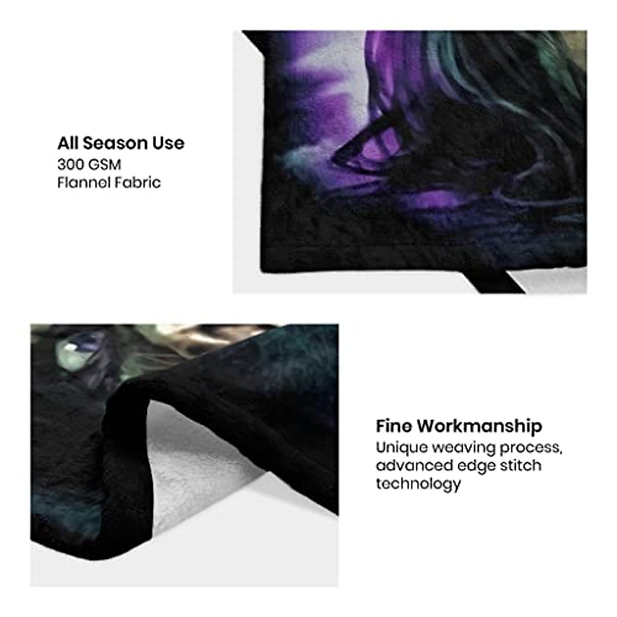 Super Soft Halloween Throw Blanket Air Conditioner Plush Fleece Blanket Cozy Blankets with Pillow Cover for Couch Bed Sofa Travel 40"X50"