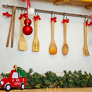 120 Pieces Small S Hooks Hanging Plants Hooks Mini S Shaped Iron Wire Hook Hanger Ornament Storage Hooks for DIY Craft Hanging Pot Jewelry Key Chain Tags (Black,1 Inch)