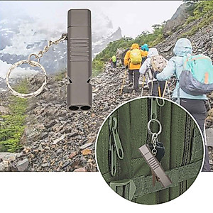 070 Whistle Flash Drive, Multifunctional USB Memory Stick, Waterproof 120dB Sound Whistle with Key Chain for Outdoor Activities, Whistle USB Stick Plug and Play(32 GB)