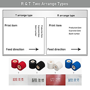 INTSUPERMAI Solid-Ink Coding Continuous Printing Machine Wheel Label Coding Date Paper Printer (Stainless Steel Widen)