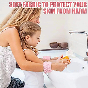 12Pcs Wrist Washband Set, Face Washing Wristbands, Microfiber Wrist Spa Wash Towel Band, Absorbent Wristbands Wrist Sweatband for Girls Prevent Liquid from Spilling Down Your Arms.