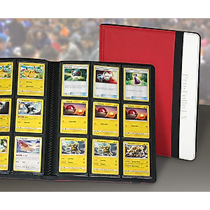 PRO-FOLIO LX Leatherette Gaming Trading Card Binder W/20 9 Side Loading