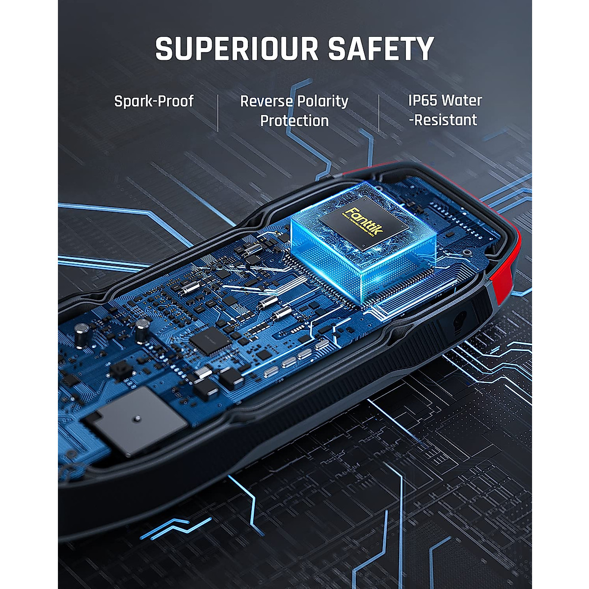 Fanttik T8 APEX Jump Starter Deluxe Package and Fanttik X9 Pro Portable Tire Inflator