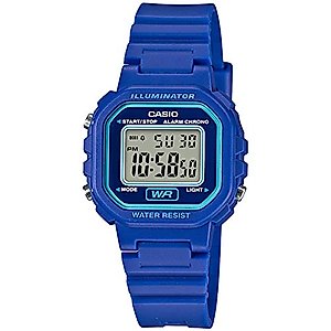 Casio Women's LA-20WH-2ACF Classic Digital Display Quartz Blue Watch
