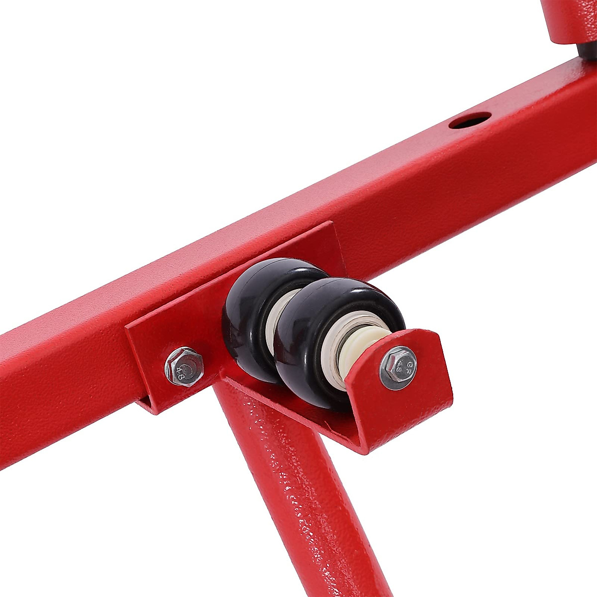 Steel Tubes Tire Dolly Carrying Tool,Dolly Tire Moving Tool Cart,Heavy Duty Adjustable Rolling Wheel Dolly for Shop,Garage