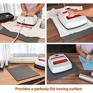 15x12in Silicone Mat for Heat Press 0.33Inch Thickest for Heat Transfer Machine for Cricut Easypress (Mat-1512)