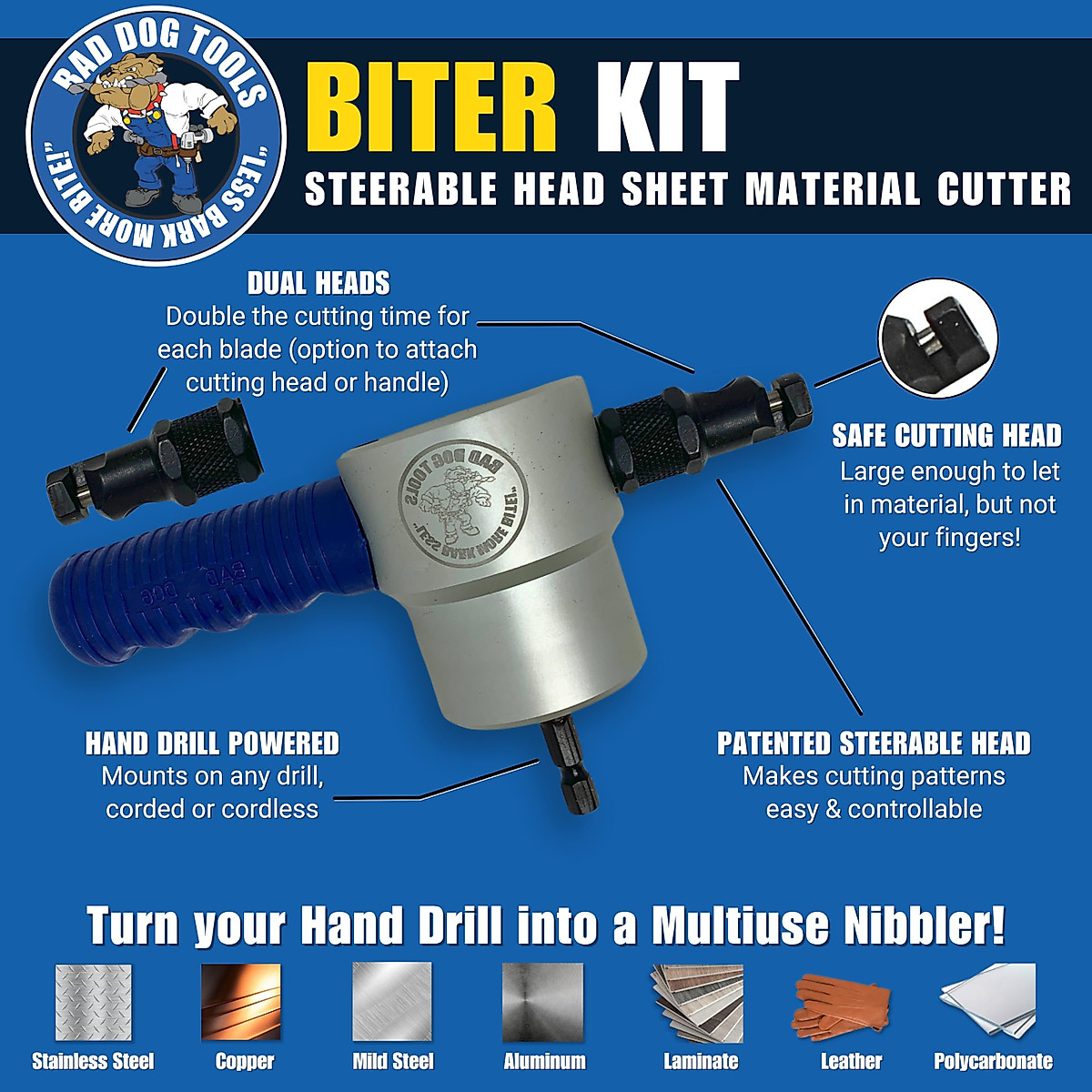 Bad Dog Biter TM Kit - Double Headed Nibbler