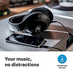 SENNHEISER HD 569 Closed Back Headphone,Black