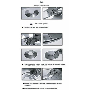 AZ Patio THP-SHIELD Hiland Heat Reflector Shield (3 Hole Mount)