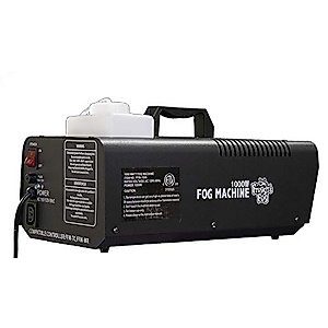 Froggys Fog - 1000 Watt Halloween Fog Machine with Wired Remote Control - All Metal, Impressive Output, Timer and Wireless Control Options