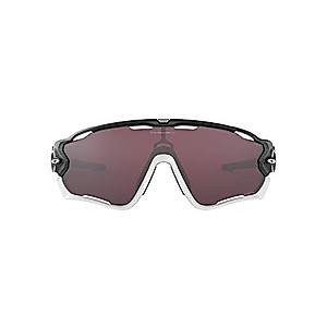 Oakley Men's OO9290 Jawbreaker Rectangular Sunglasses, Matte Black/Prizm Road Black, 31 mm