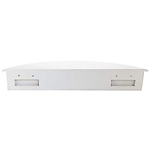 kieragrace Providence Morris Half Moon Shelf - White, Matte Finish