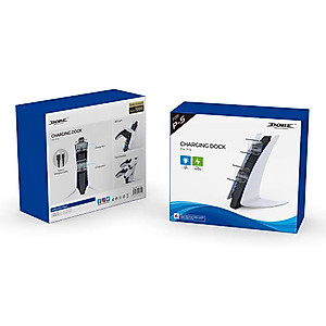 PS5 Controller Charger, Playstation 5 Controller Charging Station with LED Light and Charger Cable