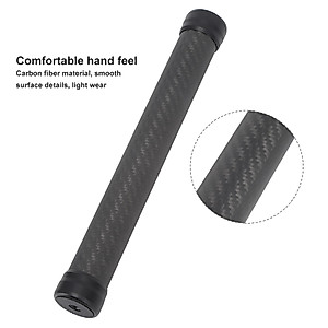 Tripod Extension, 9.8in Camera Mount Extender Rod with 1/4 in 3/8in Screw, Carbon Fiber Tripod Center Column Extension for RONINSC for G6MGAX G5 SPG for AIRCROSSX Camera