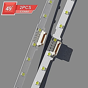 SENHE Backlight Strip 38 LEDs Fit for Samsung 49"TV AOT_49_NU7300_NU7100_2X38_3030C_d6t-2d1_19S2P Rev.v4 UE49NU7140 UE49NU7100
