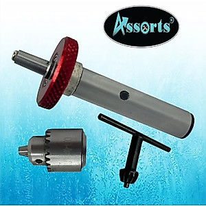 Micro Fine Drill Mill Adaptor Miniature Quill 1/2" Shank- WITH JT0 Taper to Mount Drill Chuck-Manual Feed Control-Avoids Drill Breakag