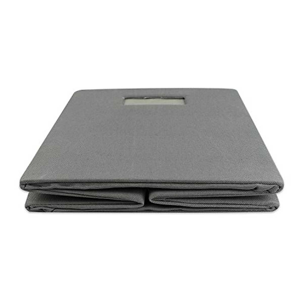 DII Poly-Cube Storage Collection Hard Sided, Collapsible Solid, Small, Gray