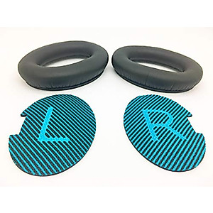 Headphone Replacement Ear Pads by AvimaBasics – Premium Cover Pads Compatible with Bose Quiet Comfort QC2 QC15 QC25 QC35 SoundLink SoundTrue Around Ear II AE2 Headphone - Clear Sound (1 Pack Black)