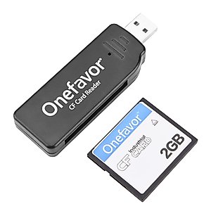 Onefavor CF Card Reader, Compact Flash Memory Card Reader, CompactFlash Cards USB Reader/Writer