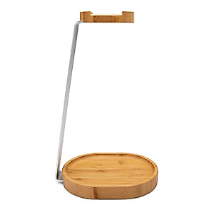 Audio-Technica ATH-M70x Professional Monitor Headphones Bundle with Wooden Headphone Stand (Bamboo Brown) (2 Items)