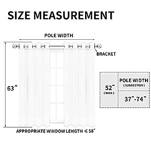 Easy-Going Blackout Curtains for Bedroom, 2 Panels Solid Thermal Insulated Grommet and Noise Reduction Window Drapes, Room Darkening Curtains for Living Room (52x63 in,Gray)