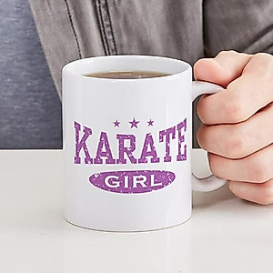CafePress Karate Girl Mug Ceramic Coffee Mug, Tea Cup 11 oz