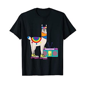 Roller Derby Roller Skating Alpaca Rollerskating Girl T-Shirt