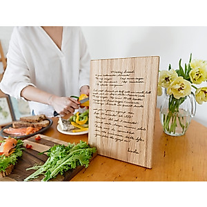 Recipe cutting board personalized handwritten recipe cutting board personalized cutting boards customized recipe cutting board handmade cutting boards recipe custom handwriting