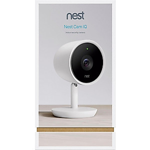 Nest Cam IQ - Indoor Security Smart 1080P HD Camera - White