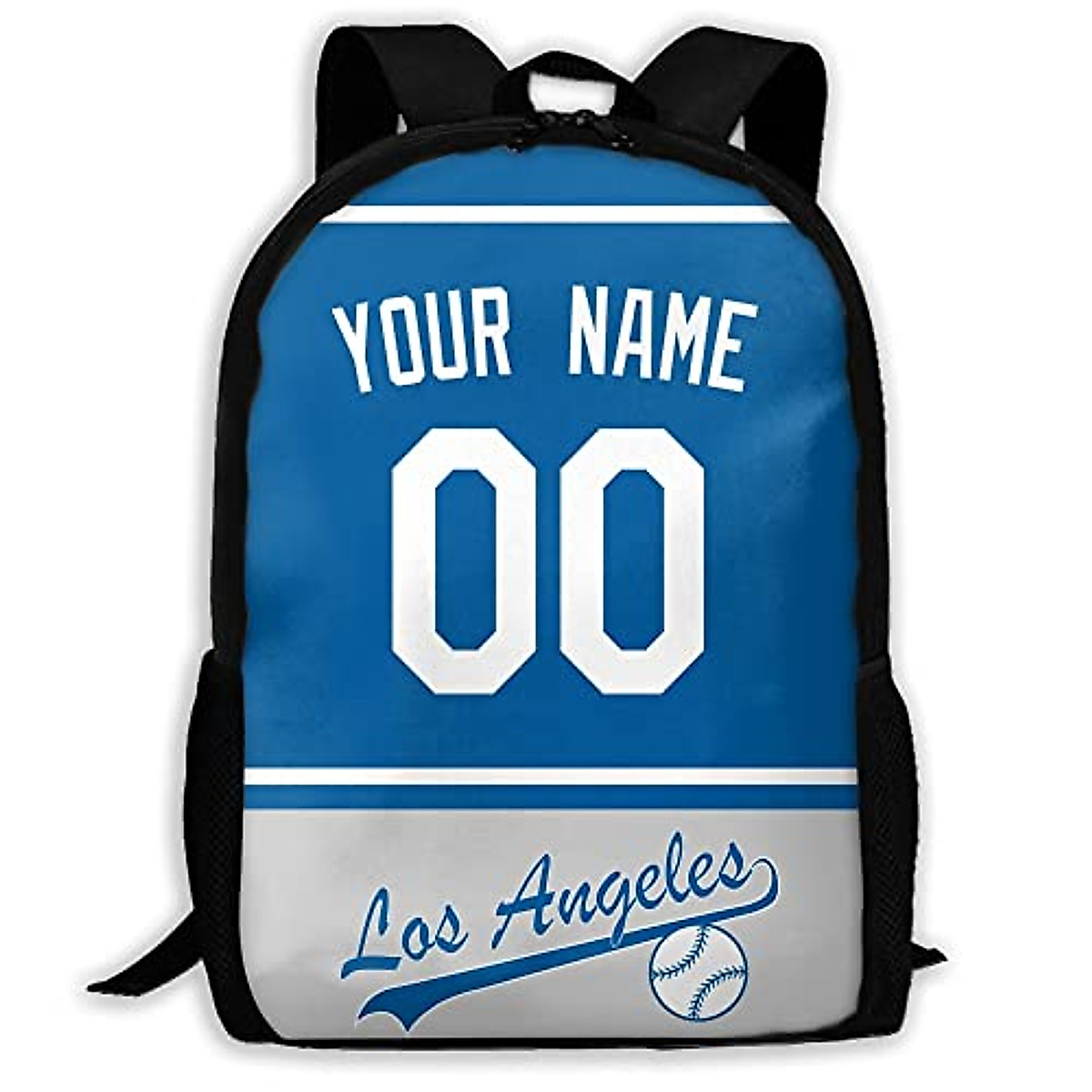 ANTKING Los Angeles Backpack High capacity Custom Any Name and Any Number Gifts for Kids Men Fans