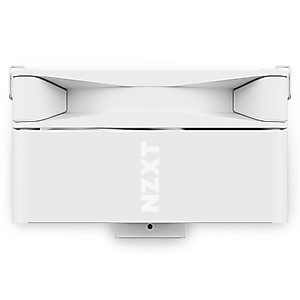 NZXT T120 CPU Air Cooler - RC-TN120-W1 - Conductive Copper Pipes - Fluid Dynamic Bearings - AMD and Intel Compatibility - White
