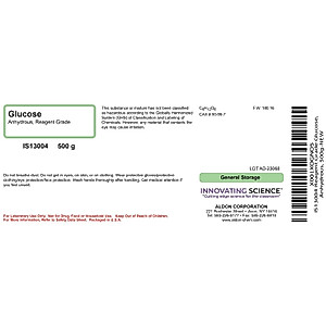 ALDON Innovating Science Reagent-Grade Glucose, Anhydrous, 500g - The Curated Chemical Collection