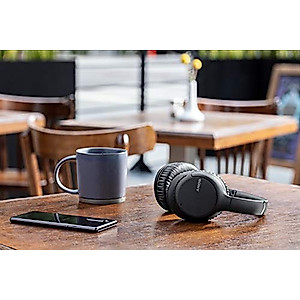 Sony Noise Cancelling Headphones WHCH710N: Wireless Bluetooth Over the Ear Headset with Mic for Phone-Call, Black