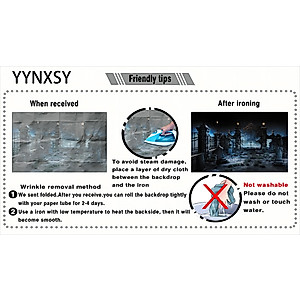 YYNXSY Halloween Grave Photography Photo Background Gravestone Iron Gate Background Festive Party Party Background Room Decoration Photography Studio 8X6FT YY-3016