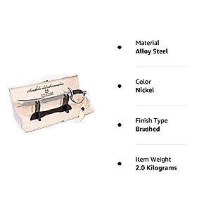 Fox Knives Maniago, Italy Sommelier Saber Champagne Sabre, Nickel