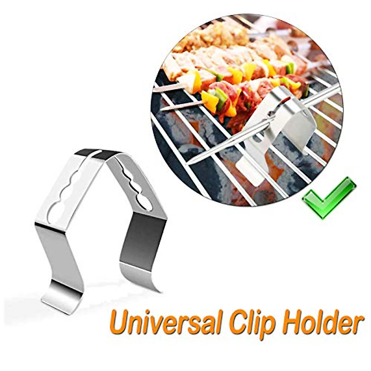 BBQ Future 2-Pack BBQ Grill Meat Temperature Probe for Camp Chef Pellet Grills, Stainless Steel PRO Digital Thermostat Probe