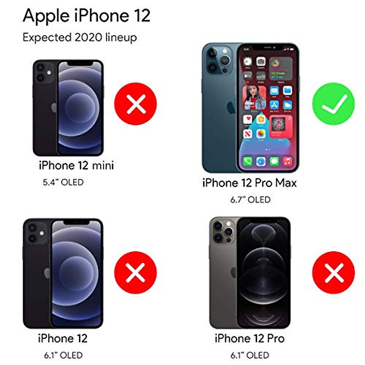 Fingic Compatible with iPhone 12 Pro Max 5G Case Holster Case Combo Shell Slim Rugged Case with Built-in Kickstand Swivel Belt Clip Holster Shockproof Cover for Apple iPhone 12 Pro Max 6.7 inch, Black