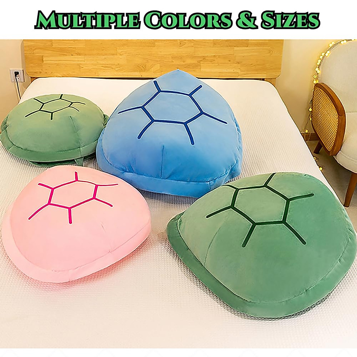 COGINQUS 51.2 in Giant Wearable Turtle Shell Pillow Adult-Big Wearable Turtle Plush,Funny Halloween Dress Up,Cuddly Body Pillow Christmas Turtle Gifts for Girls Boys