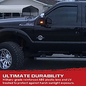 Recon 264140BK LED Mirror Smoked Lens Kit