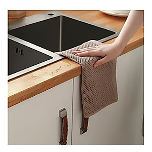 12 Pieces Kitchen Towel Cotton Honeycomb Rag Super Absorbent Dishcloth for Household Kitchen Cleaning Cloth Tools