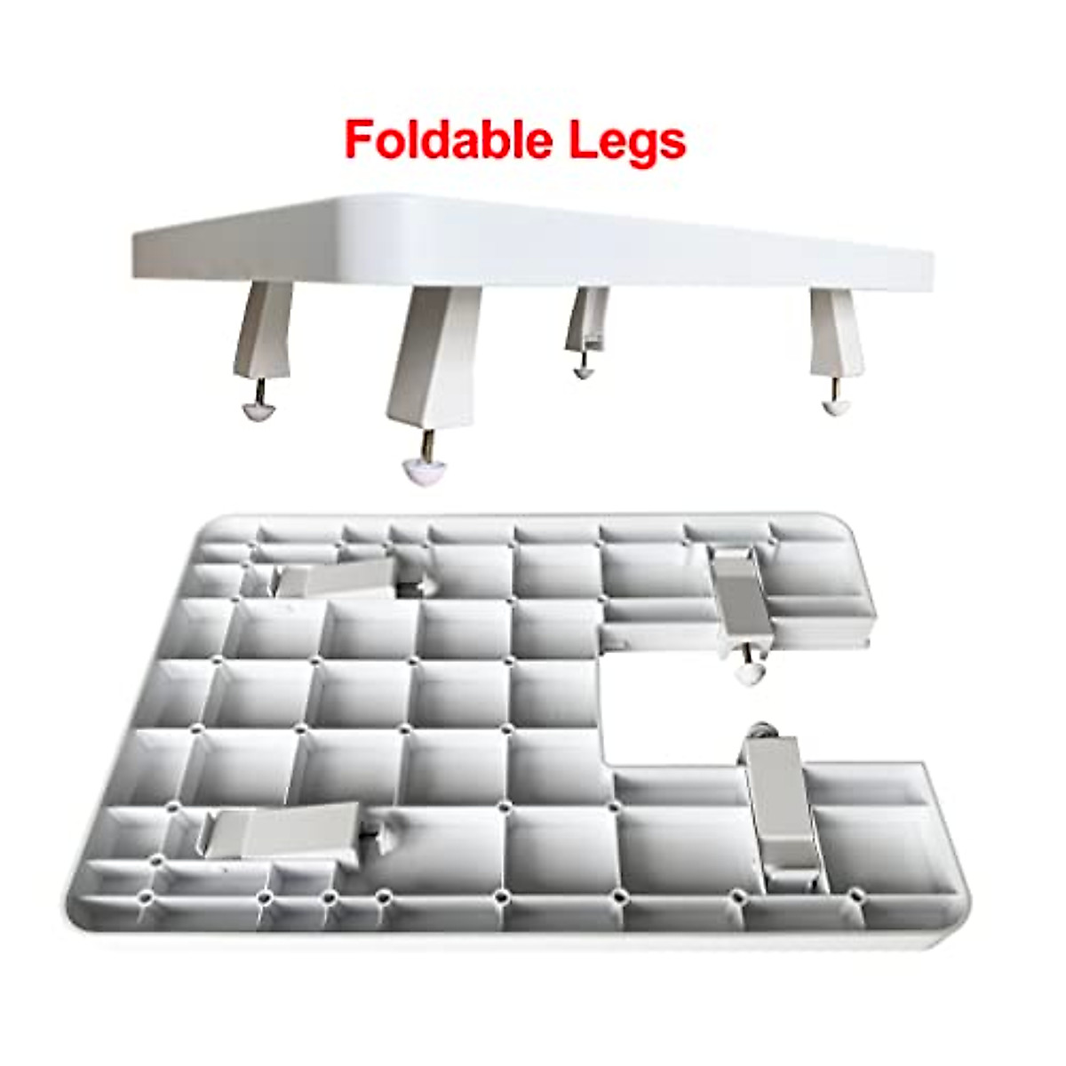 StitchTech Sewing Machines Extension Table Compatible with Singer Brand 44S, 4411, 4423, 4432, 4452, 5511, 5523, 5532, 6335 Heavy Duty Sewing Machines- White