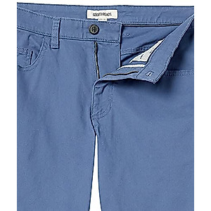 Amazon Essentials Men's Chino, Slim-Fit pants with 5-Pockets, Comfort Stretch, 35W x 30L, Denim (Previously GoodThreads)