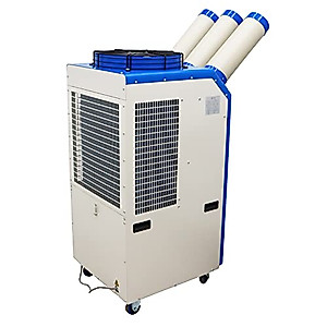 TECHTONGDA Industrial Spot Cooler Air Conditioner Commercial Mobile Outdoor Cooling Aircon 220V Three Column 910m³/h