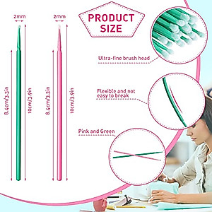 200 Pieces Sewing Machine Cleaning Brushes Disposable Clean Swabs Pointed Tips Cleaning Swabs Sewing Tool Multi Purpose Cleaning Swab Sticks for Paint Sewing Machine