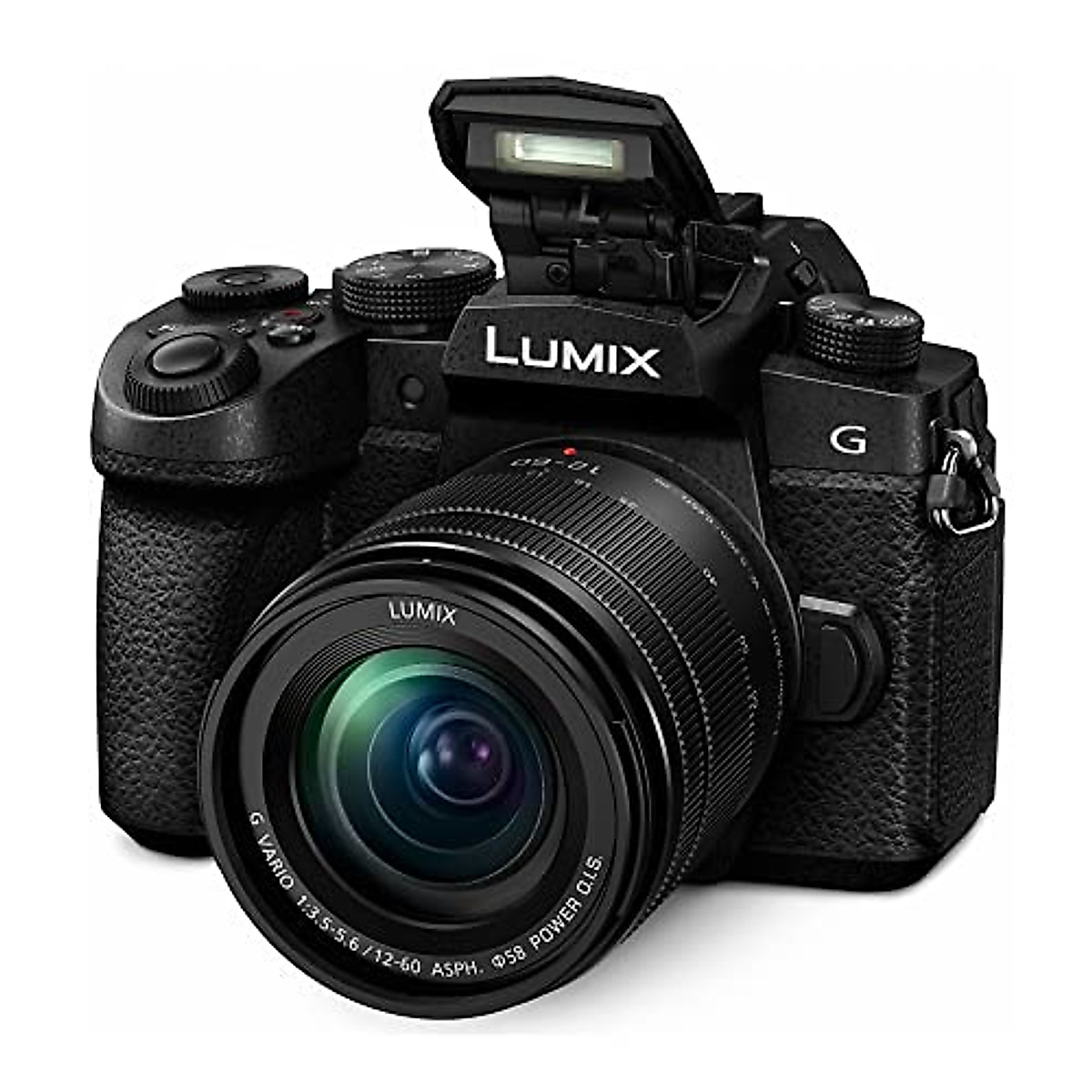 Panasonic Lumix G95 Hybrid Mirrorless Camera with 12-60mm Lens (DC-G95DMK) Bundle with Replacement Lithium-Ion Battery and Memory Card (3 Items)