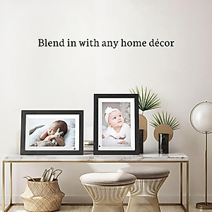 BSIMB 10.1 Inch 32GB WiFi Digital Picture Frame, 1280x800 HD IPS Touch Screen Photo Frame Electronic, Motion Sensor, Auto-Rotate, Wall-Mounted, Share Photos/Videos via App/Email, Gift for Grandparents