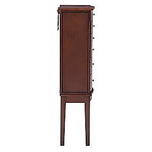 Powell Merlot Jewelry Armoire,