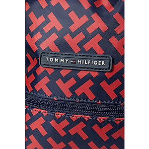 Tommy Hilfiger Jennifer II Small Backpack Bias Bicolor Print Nylon Navy/Red Multi One Size
