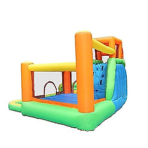 Bouncy Castles Inflatable Castle Family Children's Playground Outdoor Play Equipment Small Trampoline Slide Combination Inflatables & Bouncy Castles