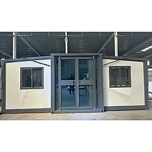 Prefab Expandable Folding Customizable Tiny Home Steel 20ft 30ft 40ft Luxury Prefab Villa Prefabricated Portable Home 1-3 Bedroom with Bathroom Living Room and Kitchen